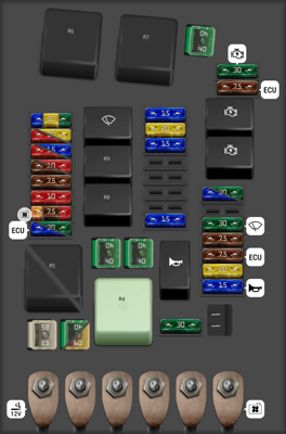 2025 Volkswagen T-Roc fuse box diagram - StartMyCar