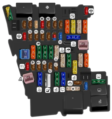 2018 Volkswagen Tiguan fuse box diagram - StartMyCar
