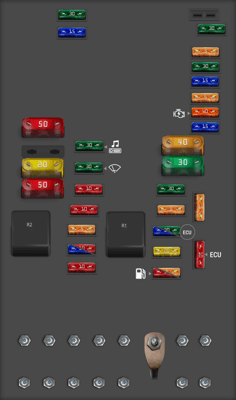 2012 Volkswagen Touran fuse box diagram - StartMyCar