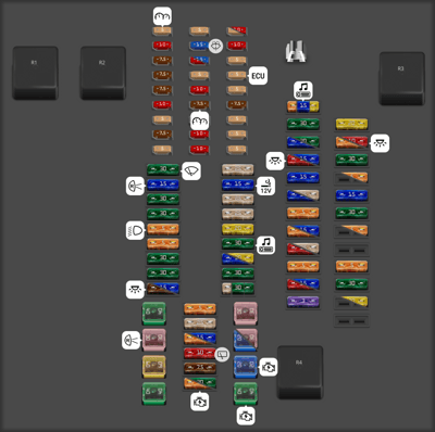 2017 Volkswagen Transporter fuse box diagram - StartMyCar
