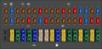 2013 Volkswagen up! fuse box diagram - StartMyCar
