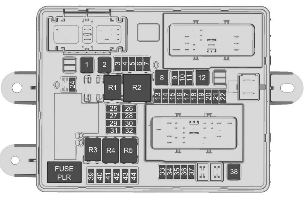 2019 Chevrolet Corvette fuse box diagram - StartMyCar