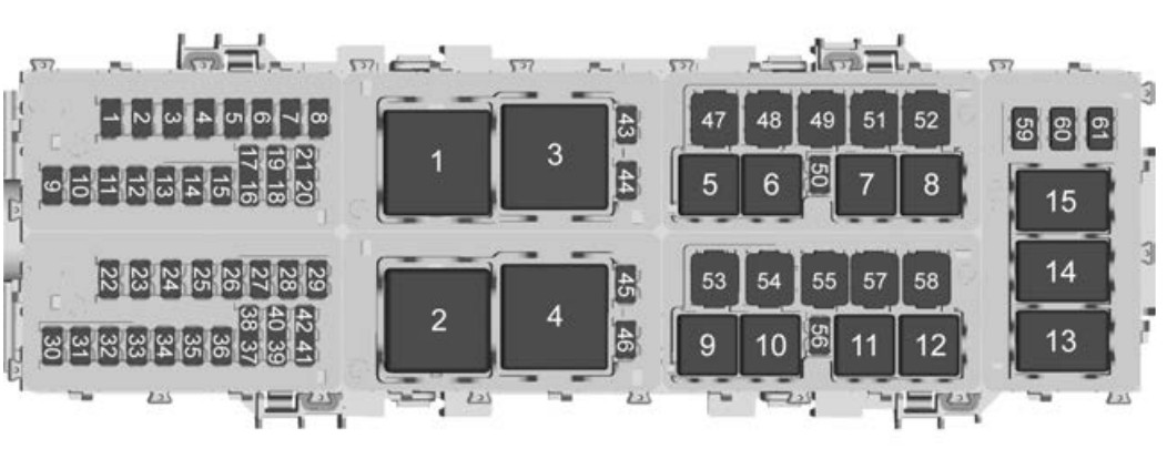 2021 Chevrolet Corvette fuse box diagram - StartMyCar