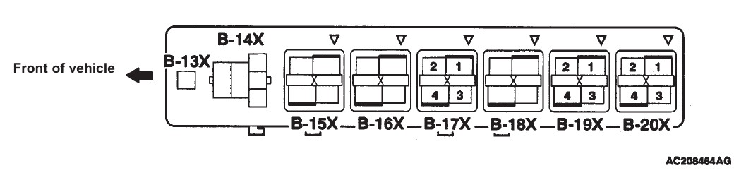 2005 Evolution-Ix Mitsubishi Lancer Evolution fuse box diagram - StartMyCar